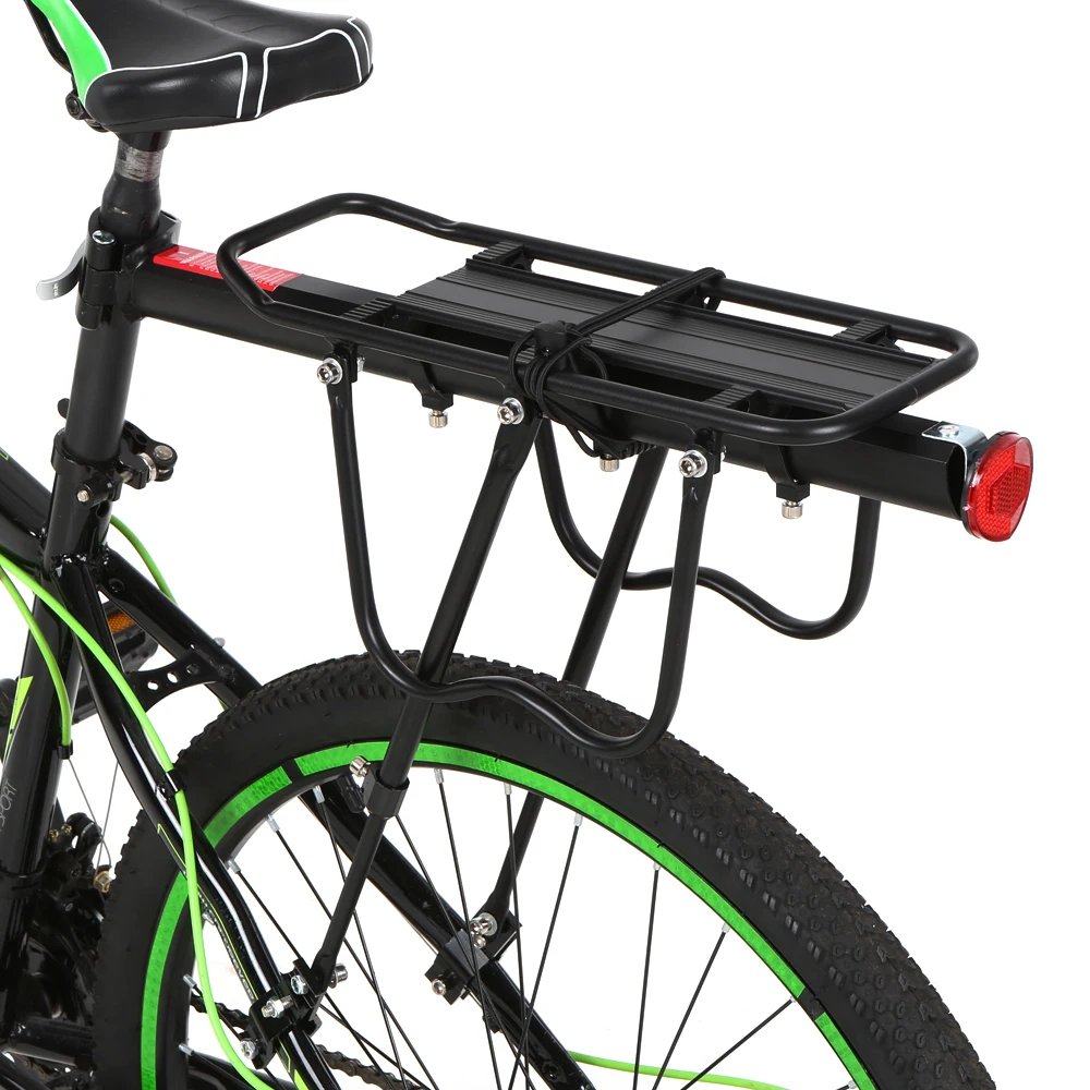 25kg Bicycle Luggage Carrier Cargo Rear Rack Shelf Cycling Seatpost Bag ...