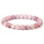 Fashion Natural Stone Pink Angelite Beads Bracelet 8mm Sunstone Beaded ...