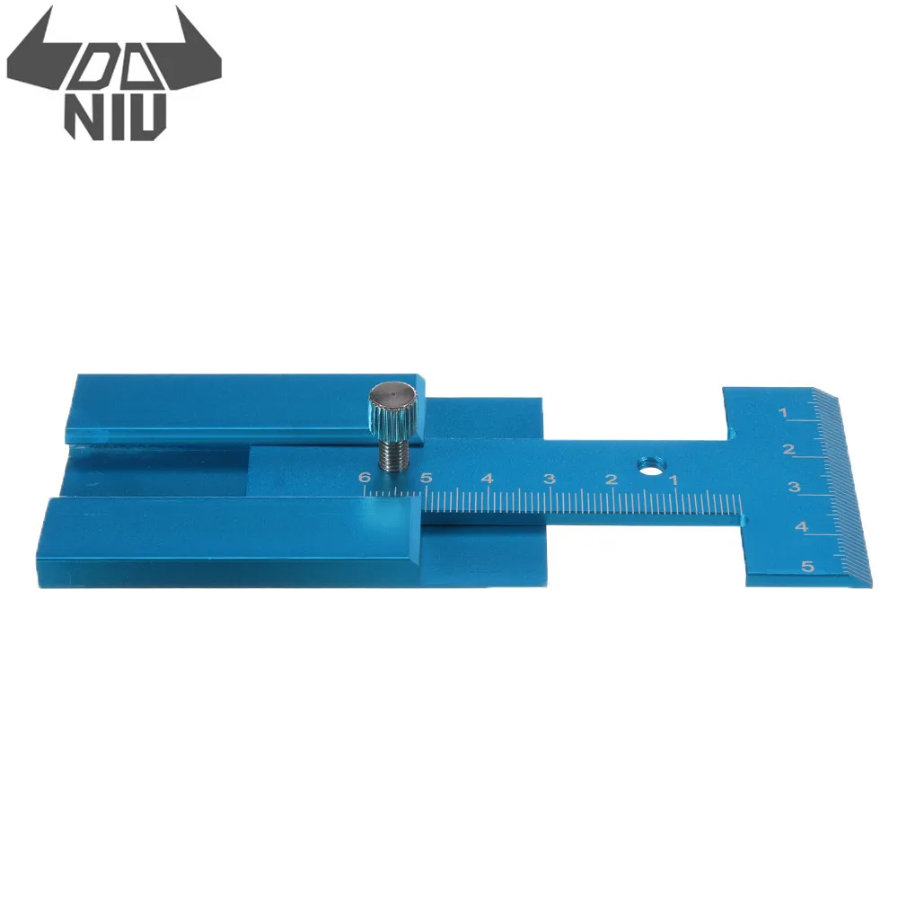 DANIU Aluminum Alloy Height Ruler Depth Gauge Woodworking Depth Measure ...