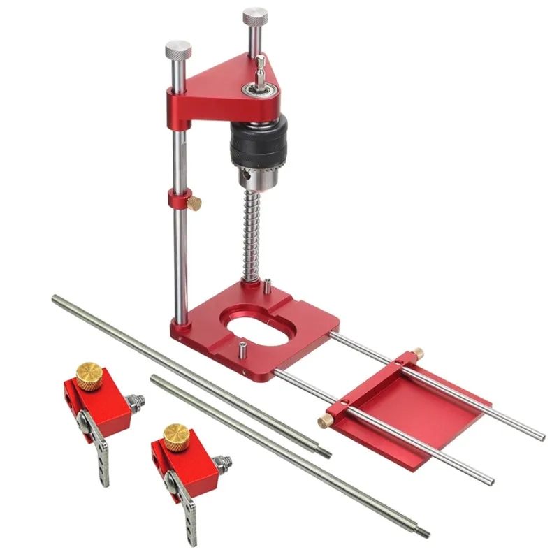 Aluminium Alloy Bench Drilling Guide Holder Tool Vertical Punch Jig ...