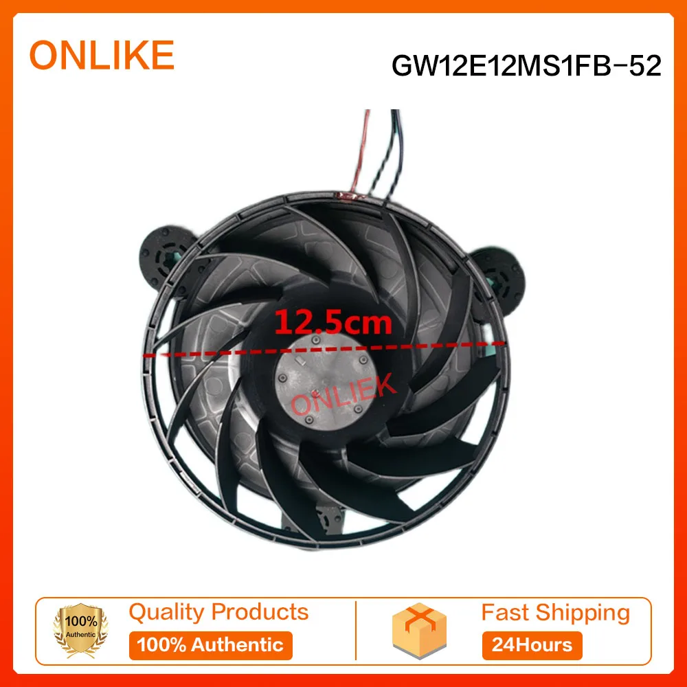 NEW 1pcs FOR REFRIGERATOR REFRIGERATION FAN GW12E12MS1FB-52 DC12V 0 ...