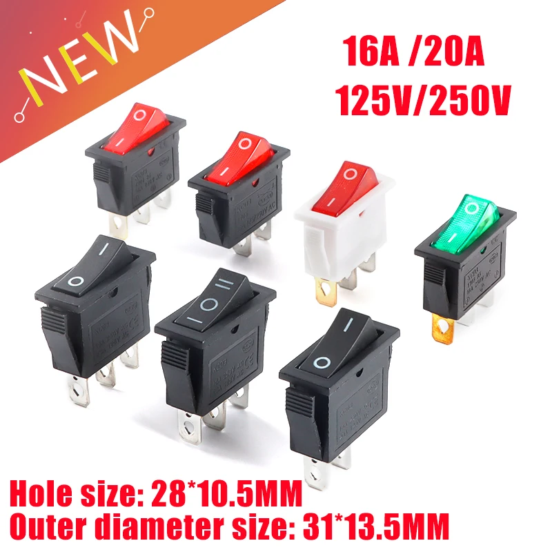 5PCS-KCD3-Microswitch-Electric-Cooker-Frying-Pan-Boat-type-Toggle ...