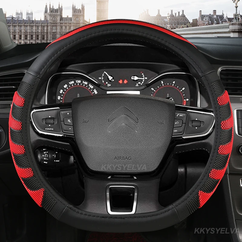 Car Steering Wheel Cover D Type For Citroen C3-xr C4 Sega C4l Elysee ...