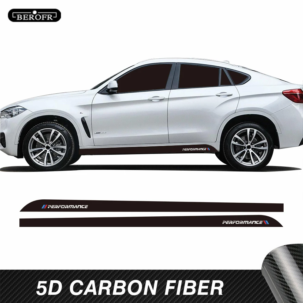 BMW X6 M F16 F86 F71 F72 G06 용 자동차 도어 사이드 스트라이프 M 퍼포먼스 롱 비드 스티커, 바디 스포츠 레이싱 스커트 데칼 액세서리|차량용 스티커 ...
