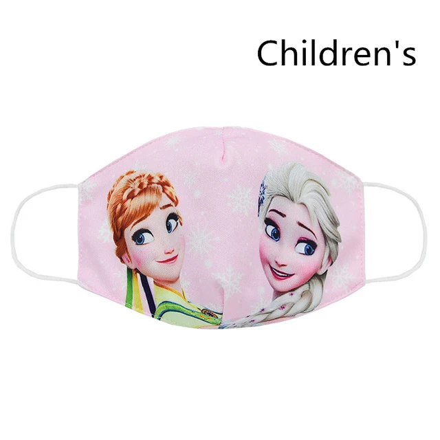 Disney Frozen Half Muffle Child Face Mask Cartoon Princess Anna Elsa ...