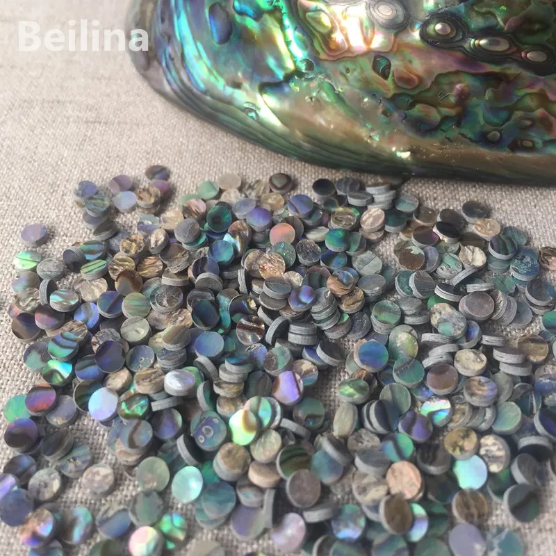 1lot-50pcs-Diameter-4mm-New-Zealand-abalone-shell-sheet-for-musical ...