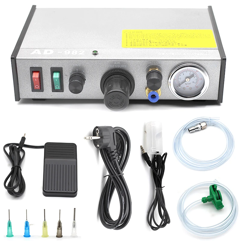 AD 982 Solder Paste Glue Dropper Liquid Dispenser Controller 220V ...
