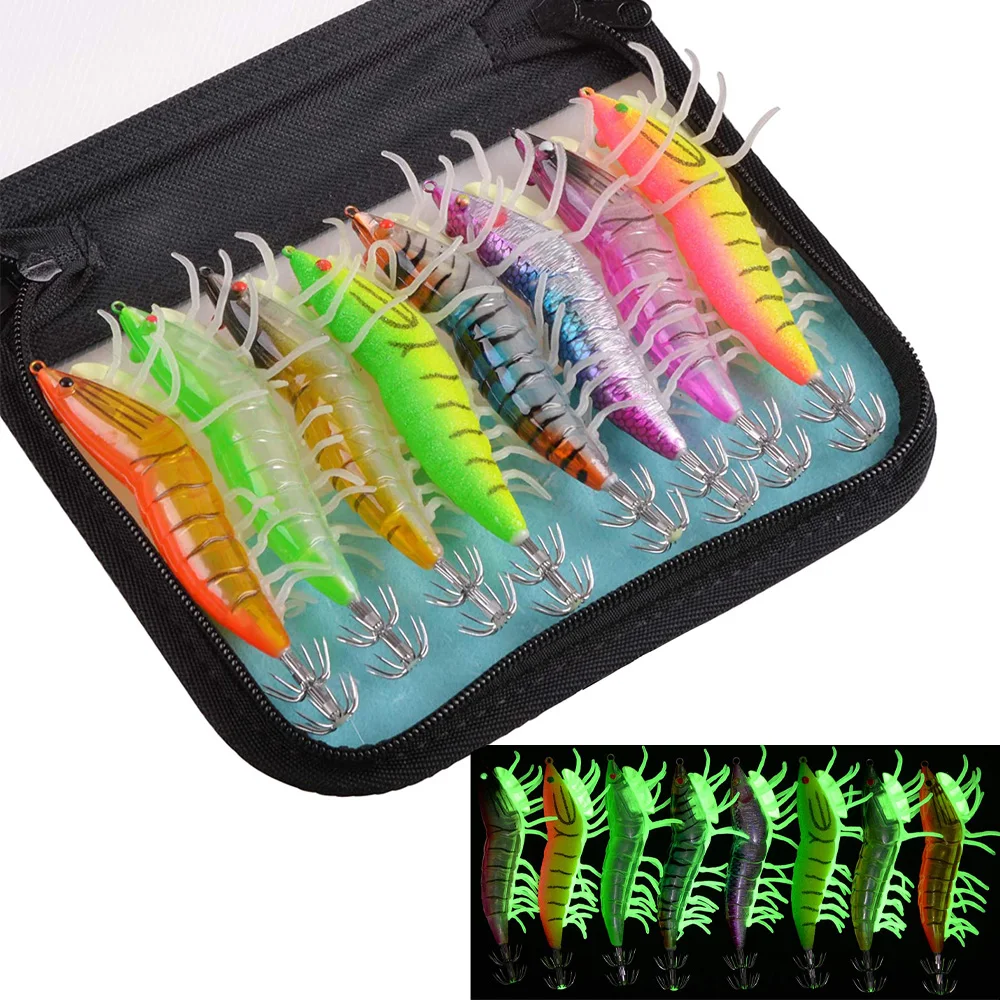 Luminous-Squid-Fishing-Lure-Shrimp-Jigs-Madeira-3D-Eyes-Polvo-Iscas-Lula-Isca-Artificial-Jigging ...
