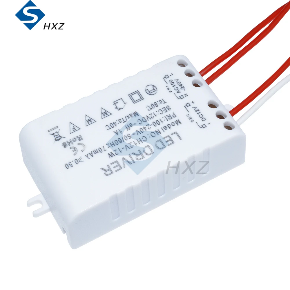 New 12w Led Driver Adapter Power Transformer Led Strip Dc 12v 1a - Led ...