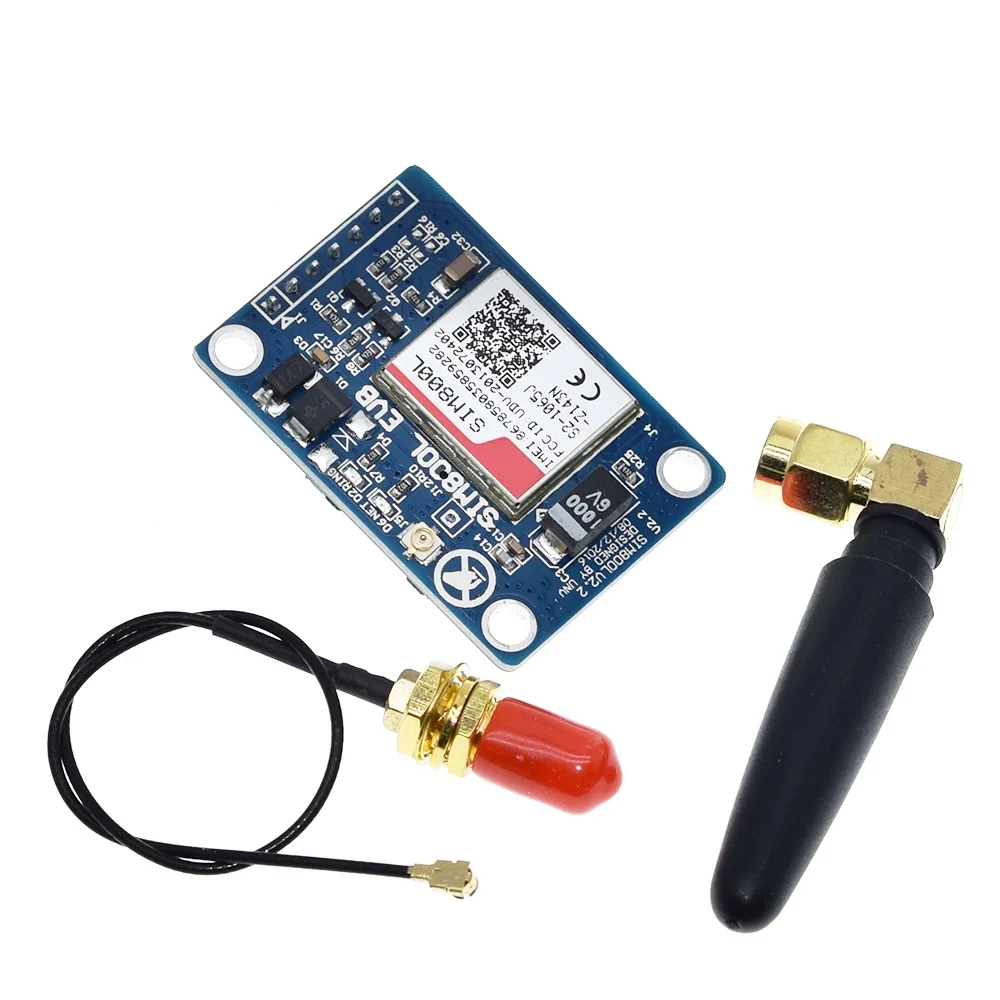 1set SIM800L V2.0 5V Wireless GSM GPRS MODULE Quad-Band W/ Antenna ...