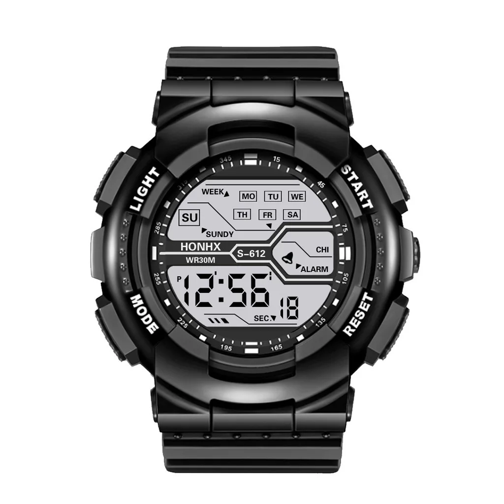 Reloj de pulsera Digital para hombre, cronógrafo electrónico ...