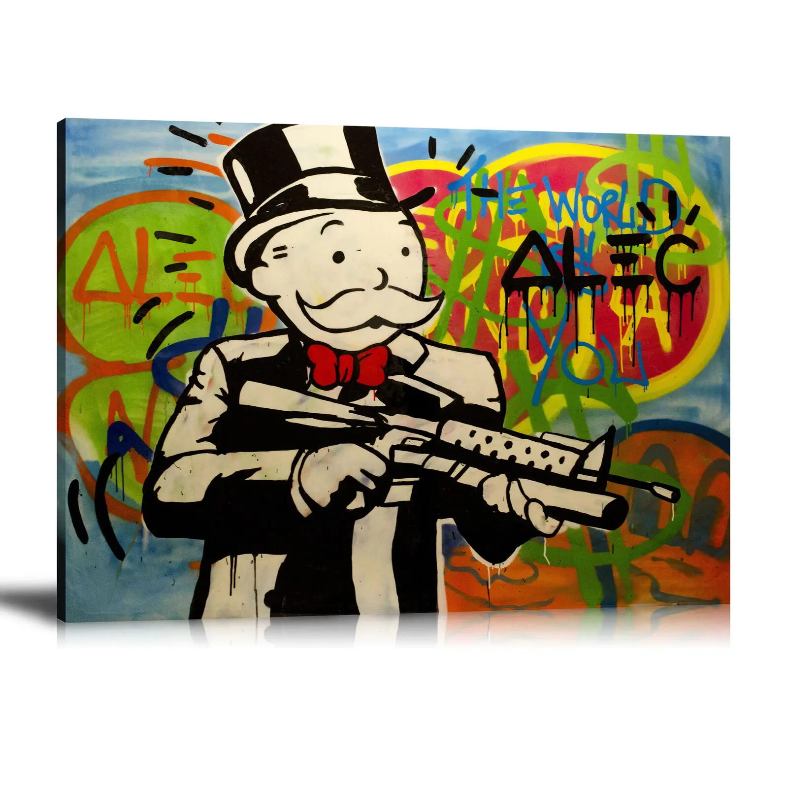 Monopoly Man With Guns