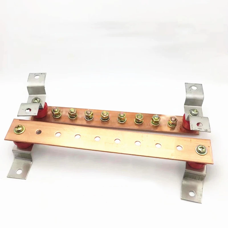 3*30*300 T2 Equipotential Copper Bus Bar Connecting Terminal Block ...