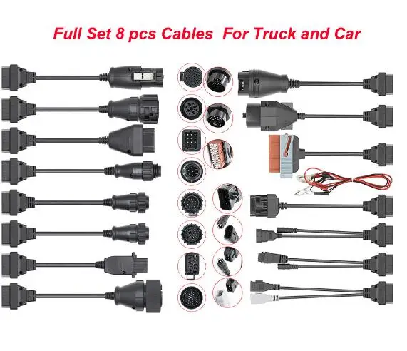 for5sets CAR CABLE 5set truck cables diagnostic Tool Interface cable ...