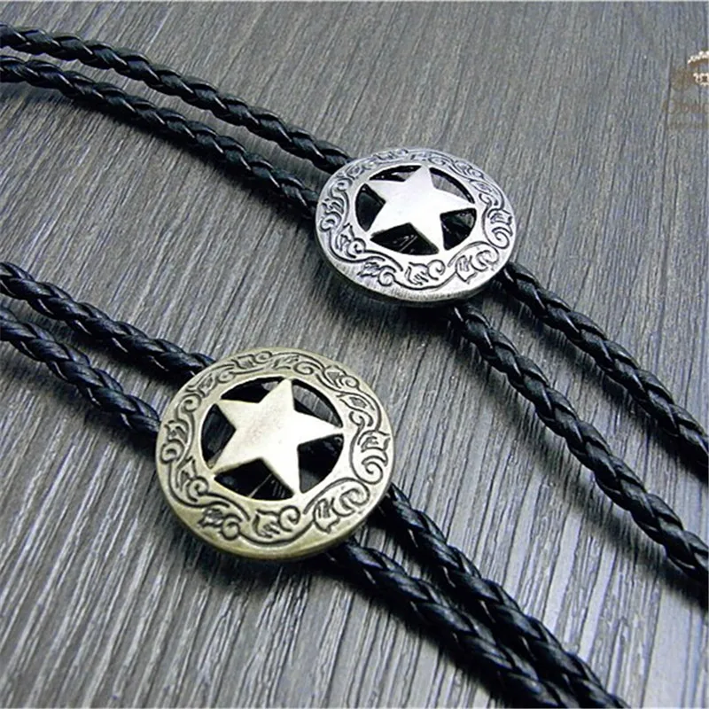 Western Cowboy Star Bolo Tie Rodeo Dance Necktie Bola Tie|Men's Ties ...