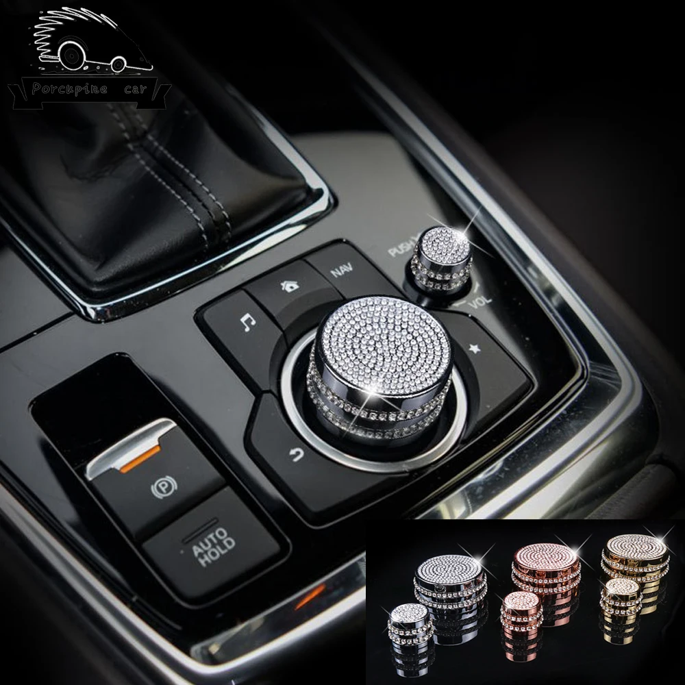 Upgrade Car Multimedia Control Knob Volume Adjustment Button Covers Car Upgrade Car Multimedia Control Knob Volume Adjustment Button Covers Car