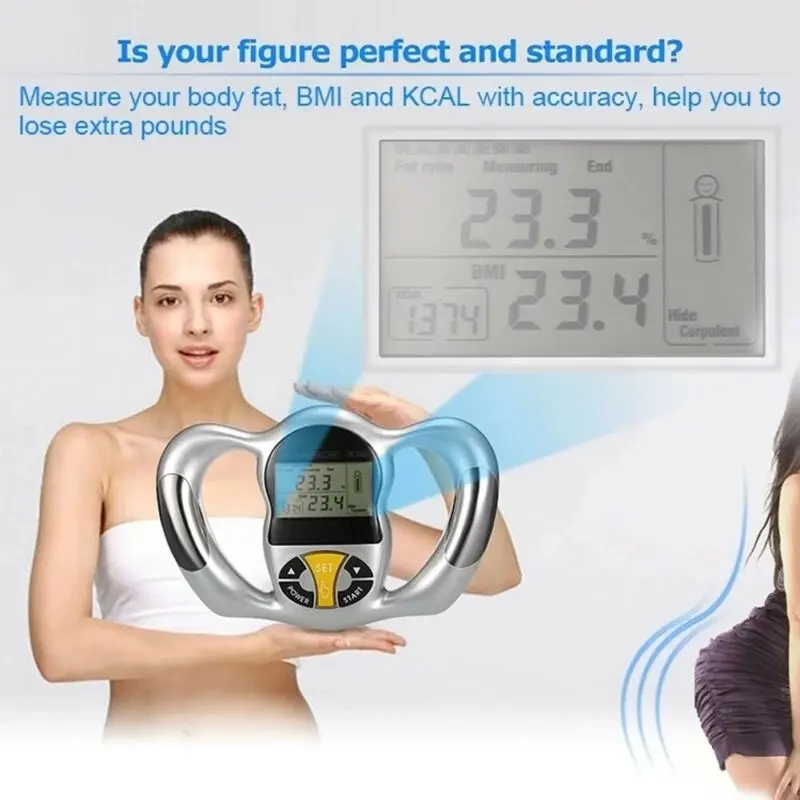 New Portable Hand held Body Mass Index BMI Health Fat Analyzer Health ...