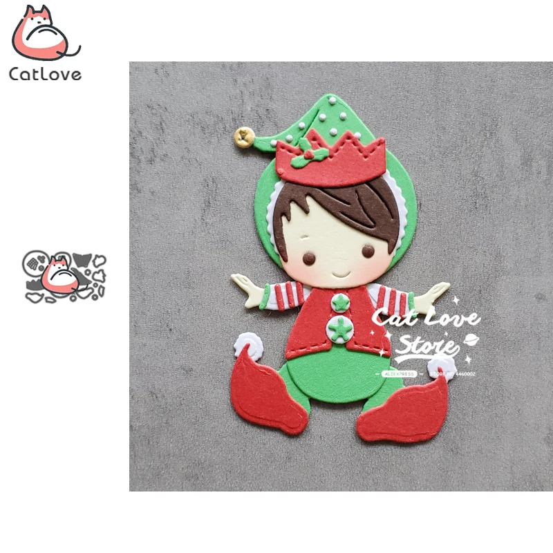 Catlove Elves Baby Metal Cutting Dies Scrapbooking Mold Knife Stencil ...