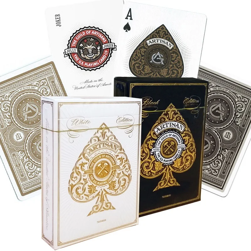 Theory11 Artisan Playing Cards T11 White/black Deck Poker Size Uspcc ...