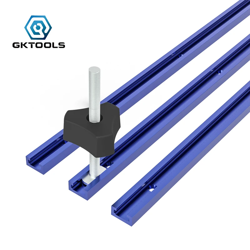 300 800mm 3/4inch Aluminium Alloy T Track T slot Slide Miter Tracks DIY ...