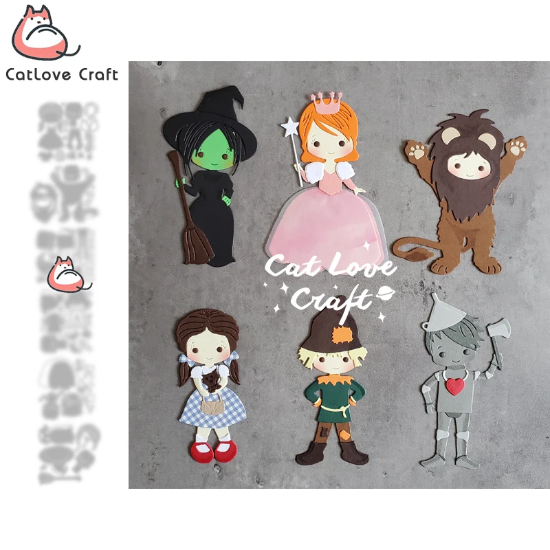 Catlove-Fairy-tale-characters-Metal-Cutting-Dies-Scrapbooking-Stencil ...