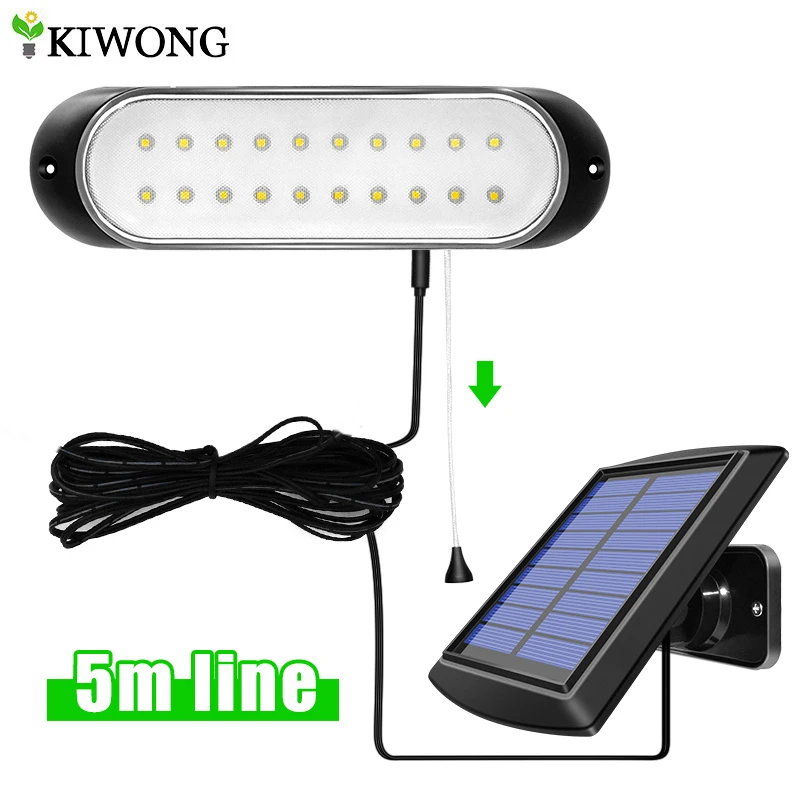 20leds Separable Solar Light With 5m Line Outdoor Indoor Waterproof ...