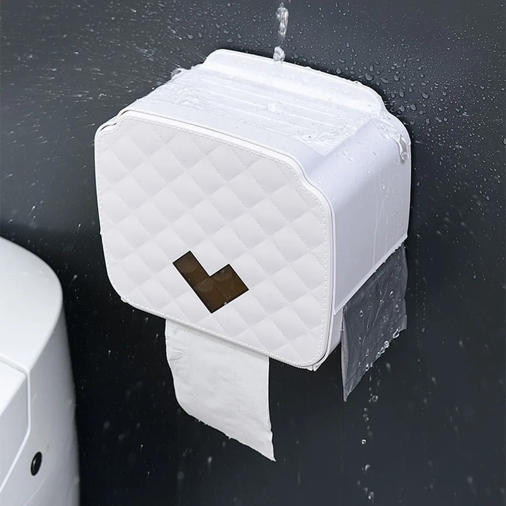 Portable Toilet Paper Holder Wall mounted Paper Dispenser For Bathroom ...