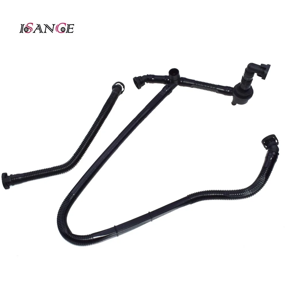 ISANCE Crankcase Breather Vacuum Vent Hose 078103223B 078103224R For VW ...