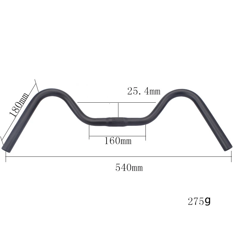 Guidon confortable et Durable de vélo en alliage d'aluminium, barre ...
