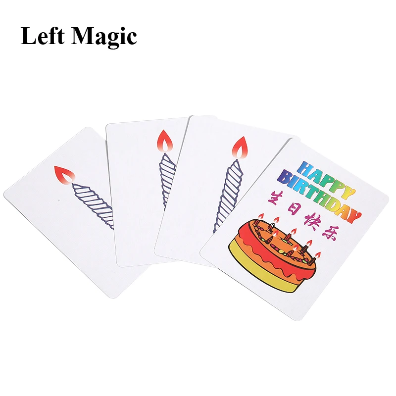 Happy-Birthday-Cards-Group-Prediction-Magic-Tricks-Props-Magic-Cards ...