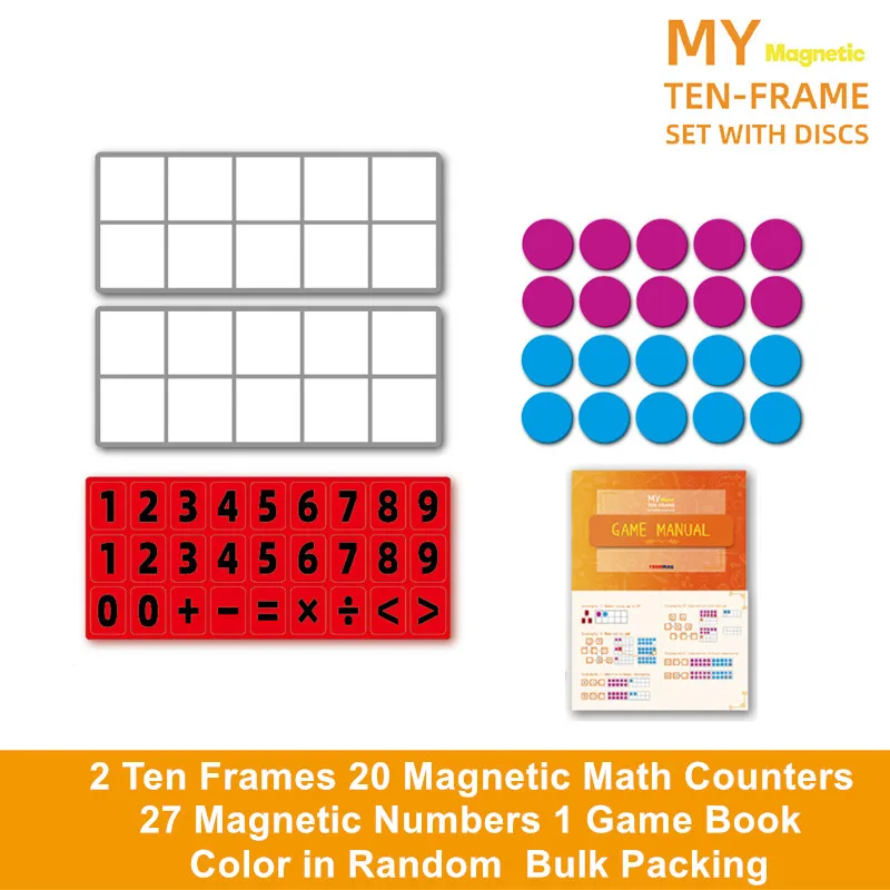 Ten Frames 130 PCS Jumbo Magnetic Activity Set With Counting Bears ...
