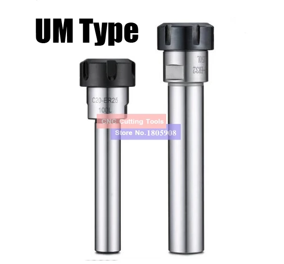 ER25 ER32 ER40 Extension Straight Shank 100mm C16 C20 C25 C32 150mm ...