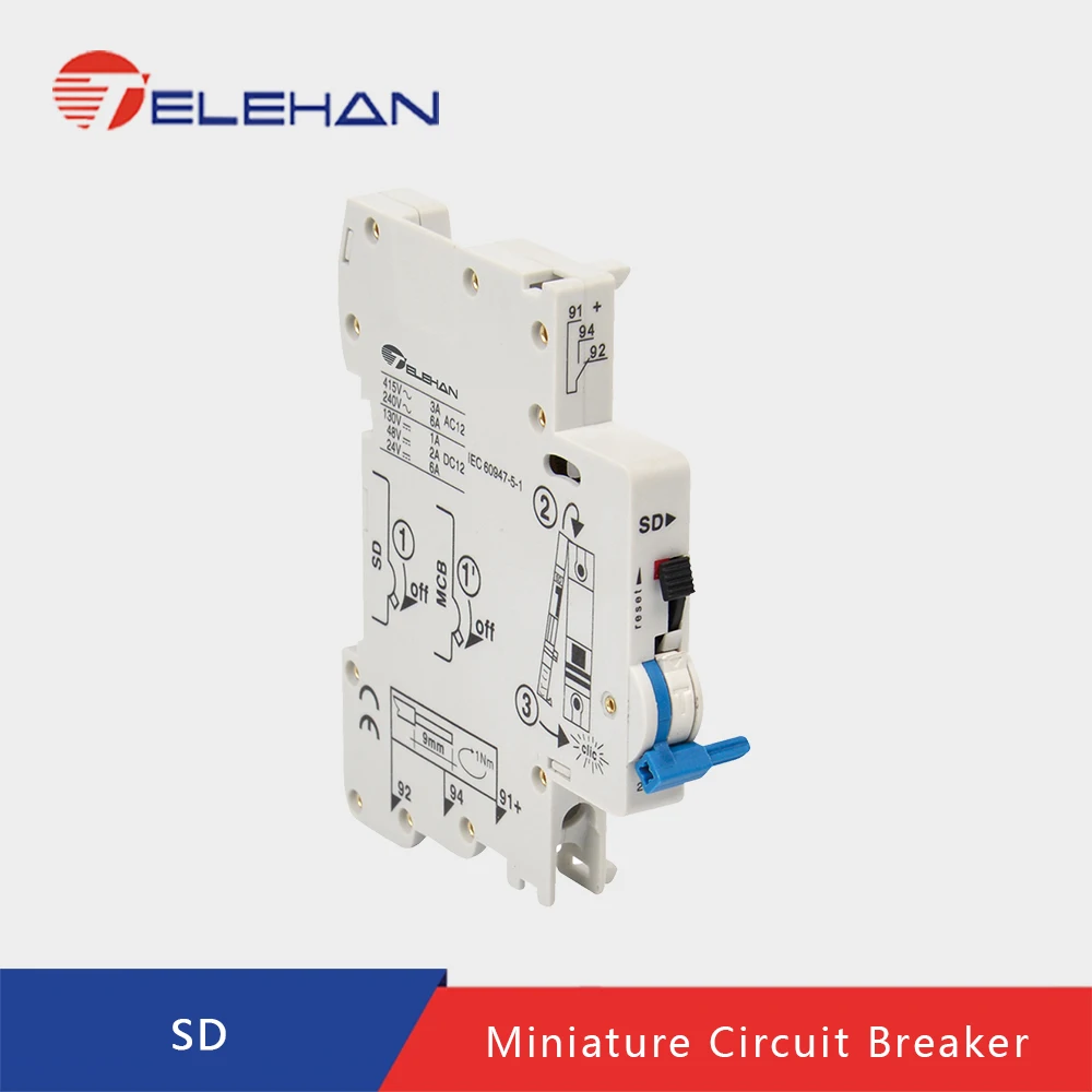 TELEHAN Shunt release, Auxiliary contact, Alarming contact, Over/lower ...