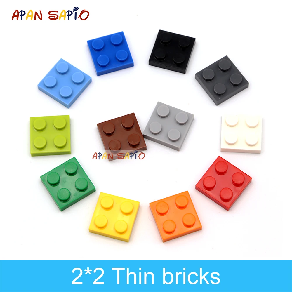 120pcs-DIY-Building-Blocks-Thin-Figures-Bricks-2x2-Dots-Educational ...