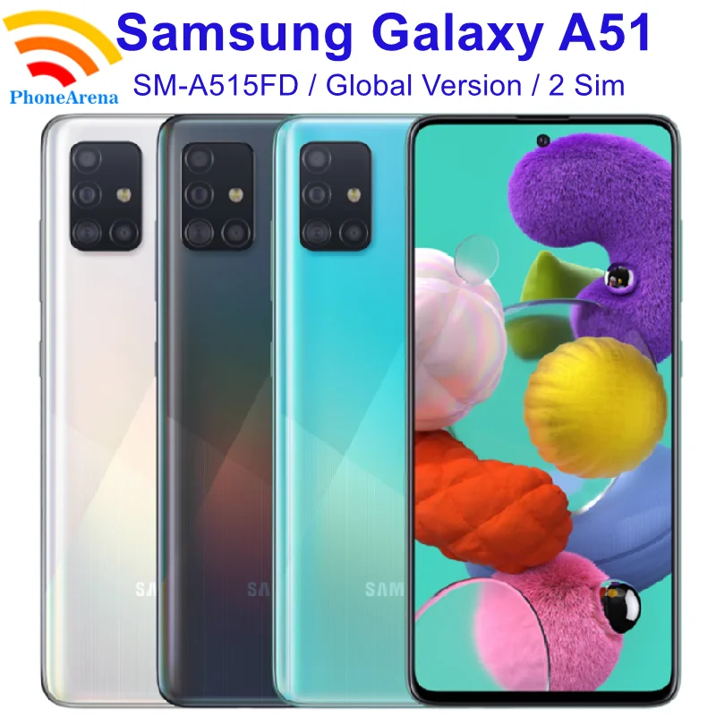 Samsung-Galaxy-A51-A515FD-Dual-SIM-Vers-o-Global-6-5-4GB-128GB-ROM-Octa ...