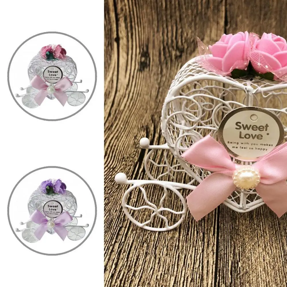 Ornamental Luxury Metal Romantic Heart Carriage Gift Heart Shape Gift ...