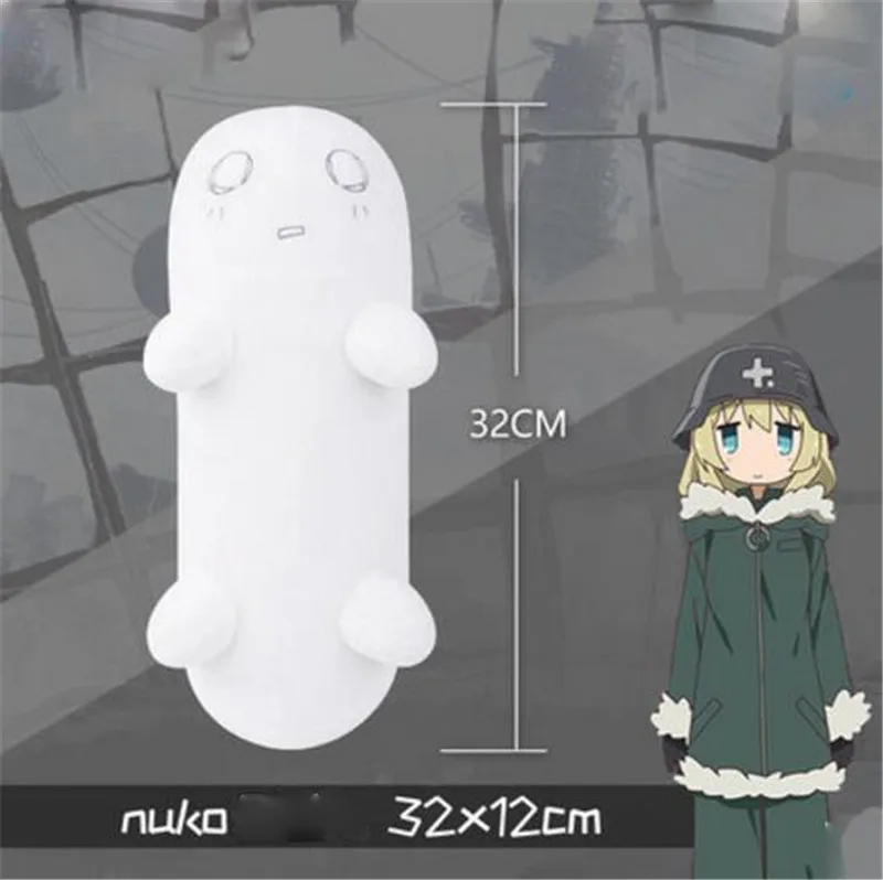 Anime Cartoon Girls' Last Tour Nuko Chito Yuuri Plush Doll Toy Pillow ...