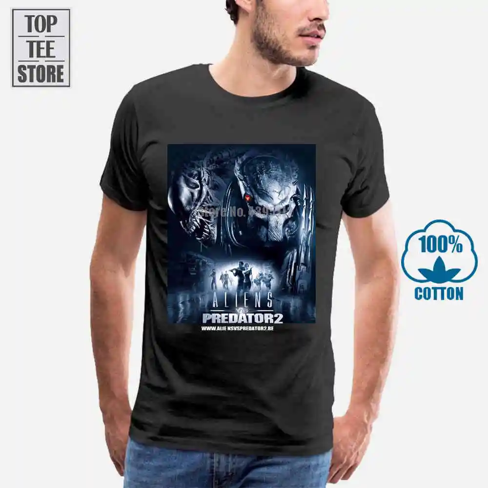 New Predator Horror Thriller Movie Black T Shirt Tshirt Tee Size S To ...
