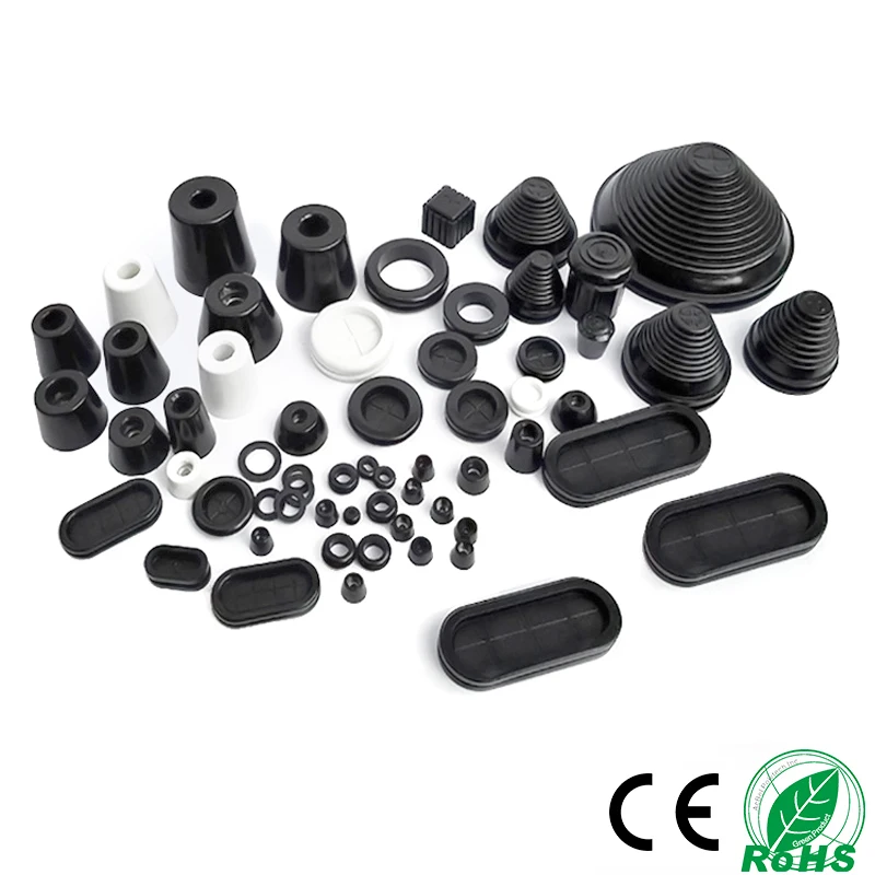 10pcs/lot Oval Rubber wire grommet gasket clamp Electric box inlet ...