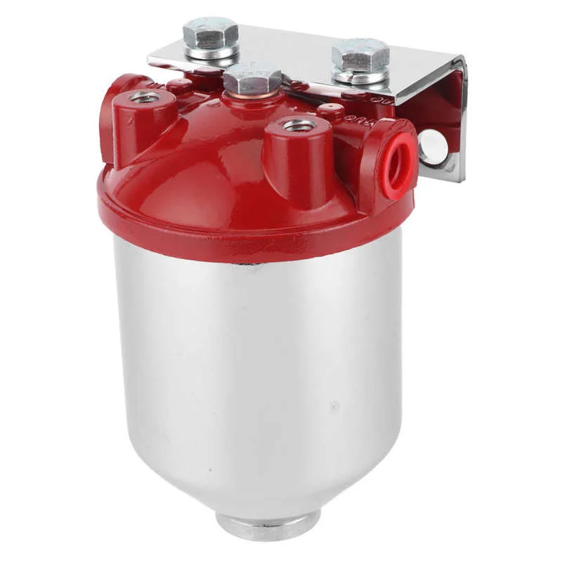 Large Canister Fuel Filter 3/8in NPT Inlet Outlet 10 Micron Rating ...