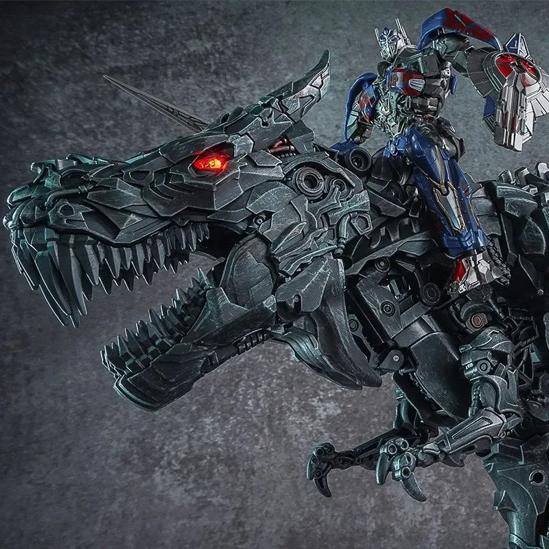 WJ Transformation KO Grimlock Alloy Movie Film Oversize Enlarged SS07 Dinosaur Leader Ancient ...