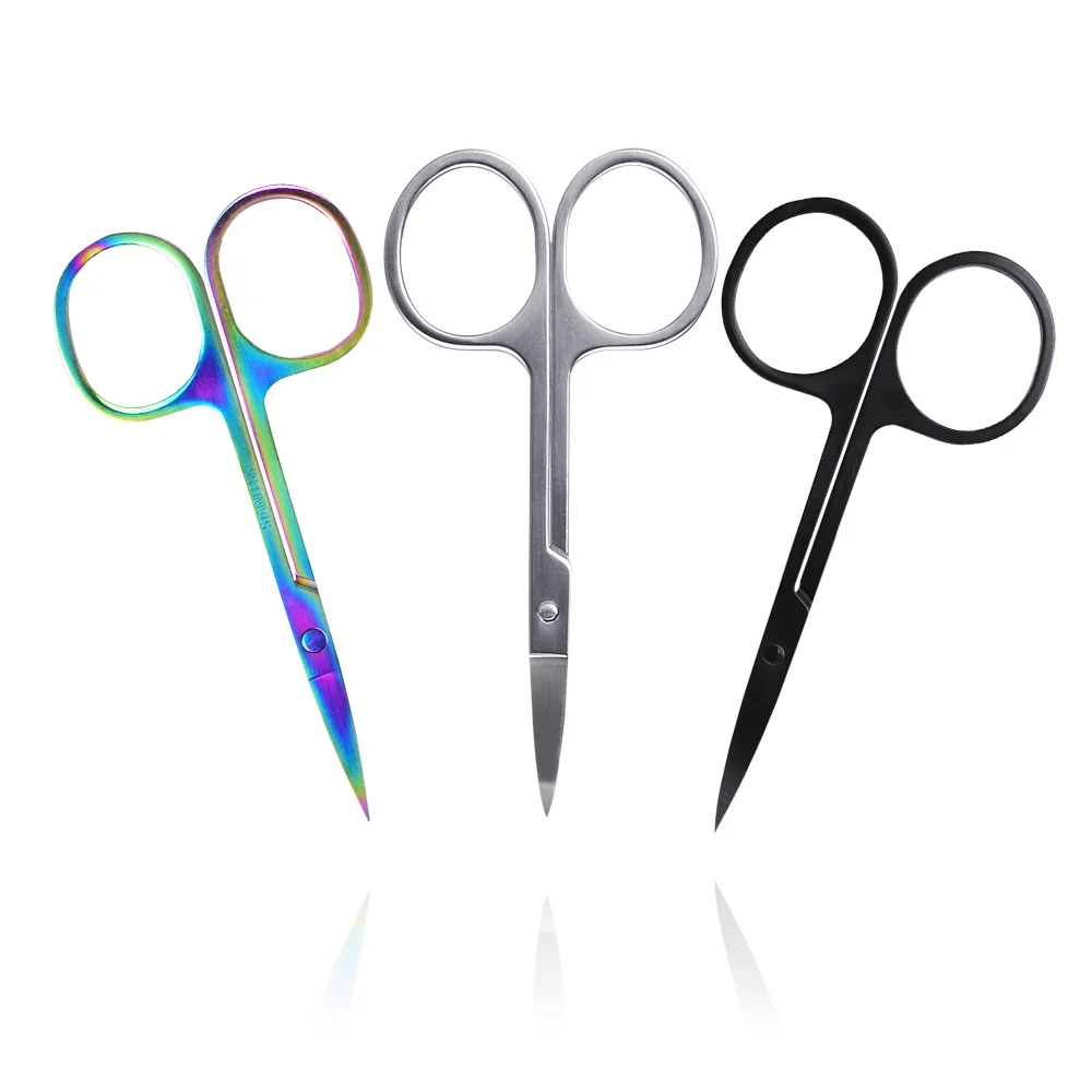 Professional Scissor For Eyebrow Nose Hair Eyelash Scissors Curved ...