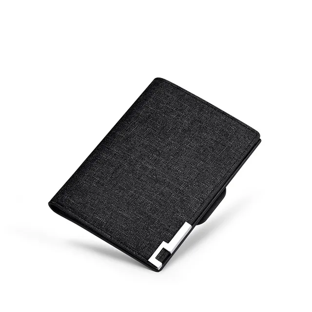 Ultra Thin Short Design Wallet | Ultra Thin Wallet Mens Canvas - Wallet ...