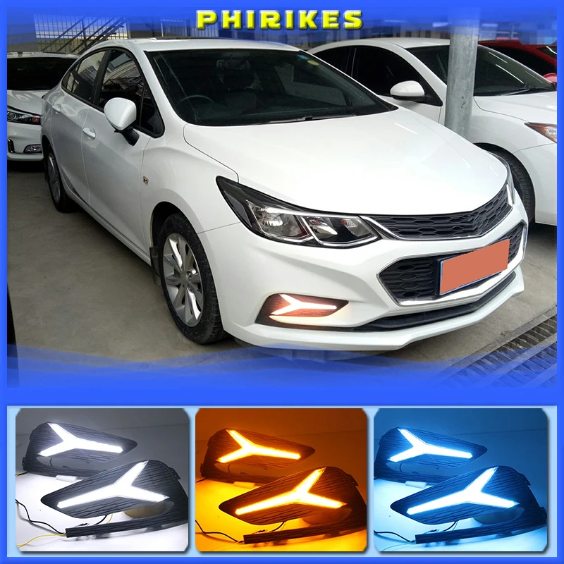 2pcs Led Daytime Running Light For Chevrolet Cruze 2016 2017 2018 ...