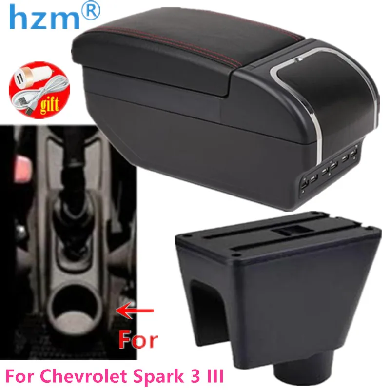 For-Chevrolet-Spark-III-Armrest-box-Aveo-T200-Car-armrest-box-car ...