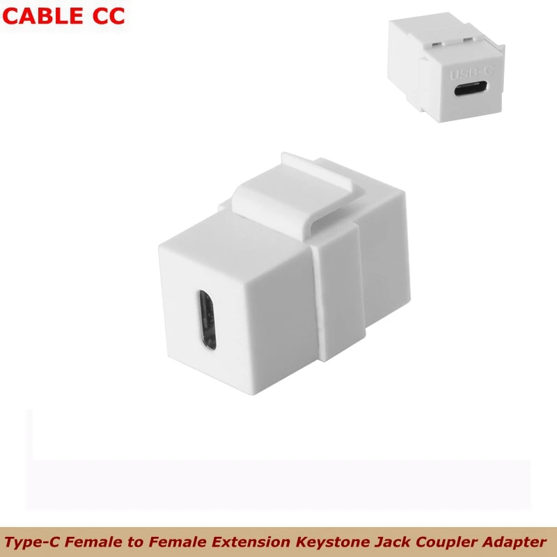 USB C Type C Female to Female Extension Trapezoidal Jack Coupler ...