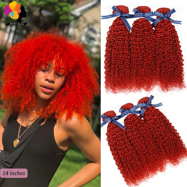 Bright Red Curly Hair