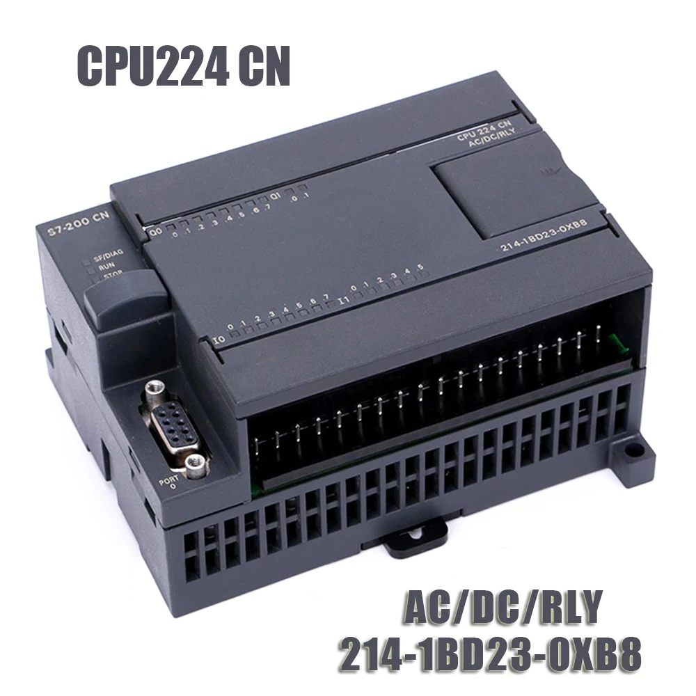 Cpu224cn Controller Compatible Siemens S7-200 Plc 6es7 214-1ad23-0xb8 Transistor Type 214-1bd23 ...