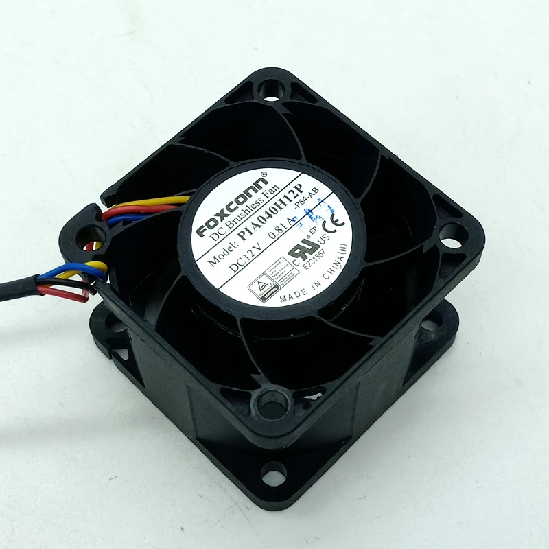 PIA040H12P 4028 12V Double Ball High Speed 4cm Computer Cabinet Power ...