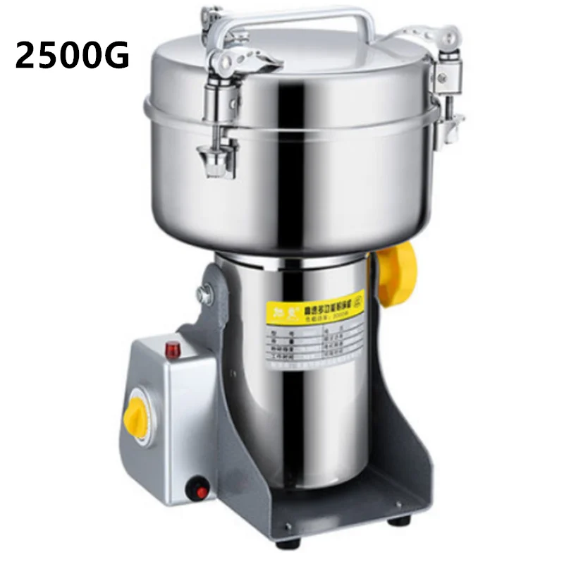 2500g 220v/110v Chinese Medicine Grinder Grain Mill Electric Grinding ...